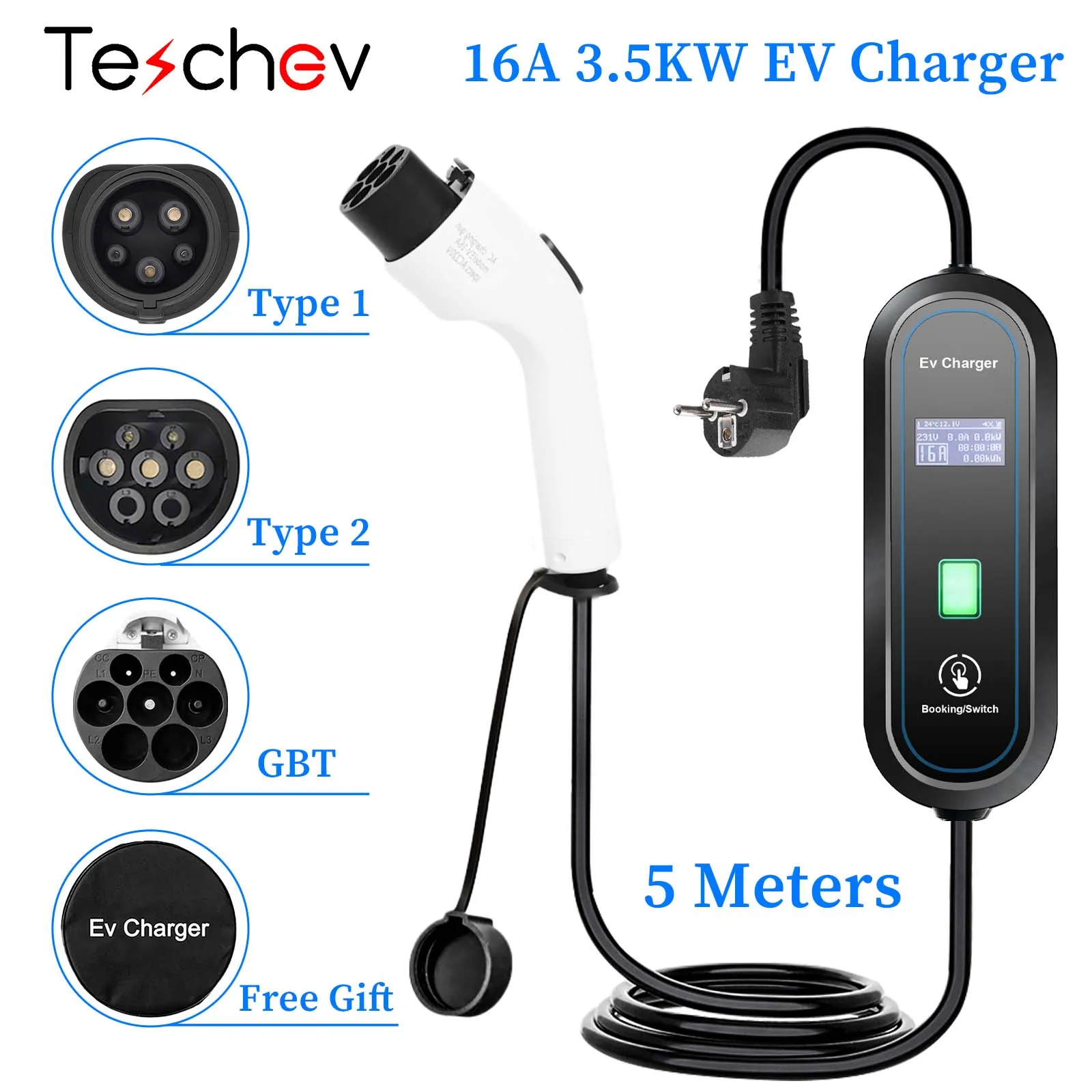 Protable-EV-Charger-220V-230V-Level-2-GBT-Car-Charger-16A-3-5KW-Type-1 ...