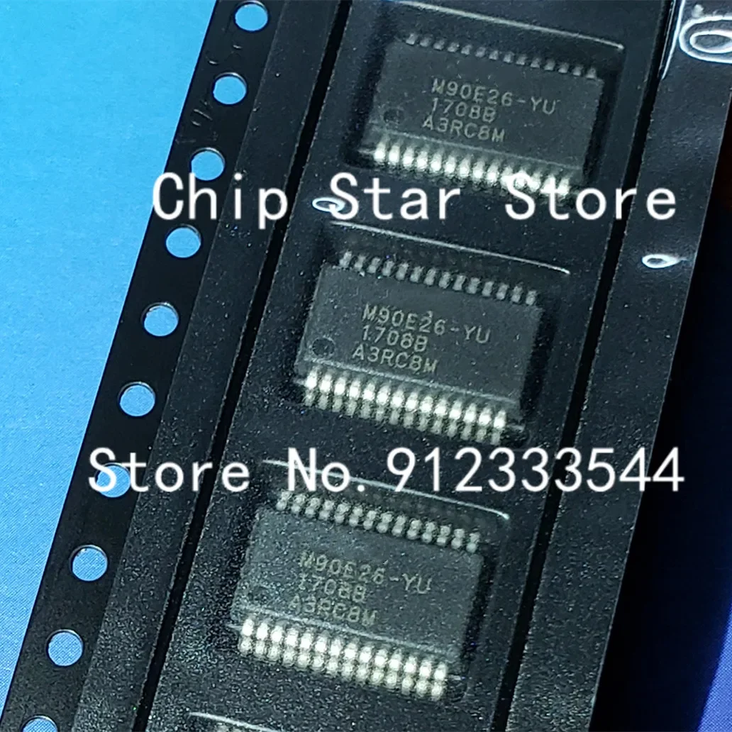 5-100pcs ATM90E26-YU-R ATM90E26-YU ATM90E26 SSOP28 Single-Phase Active ...