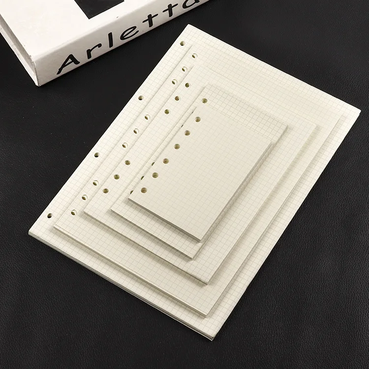 A4-B5-A5-A6-A7-Grid-Loose-Leaf-Notebook-Refill-Spiral-Binder-Inner-Page ...