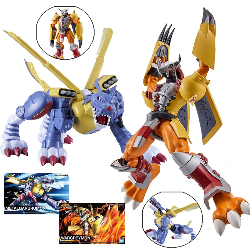 Bandai figura Rise Frs Digimon Adventure de Metal, Garurumon War ...