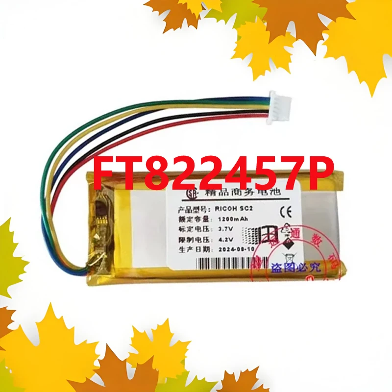 High-Quality Efficient Battery FT822457P For Ricoh SC2 Camera 3.7V ...