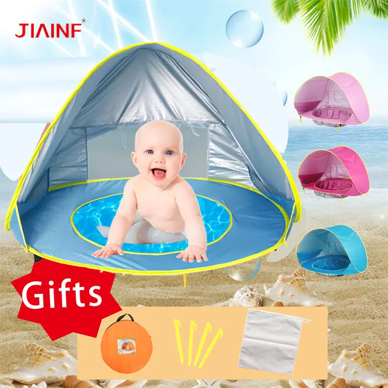 Baby Beach Tent Portable Shade Pool UV Protection Sun Shelter For ...