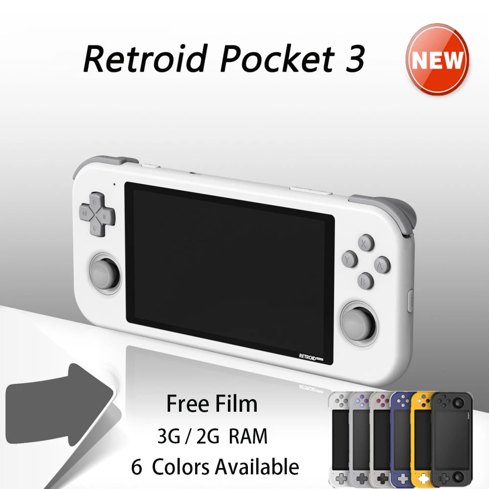 Retroid bolso 3 android 11 consola de jogos 4.7 Polegada touch screen ...