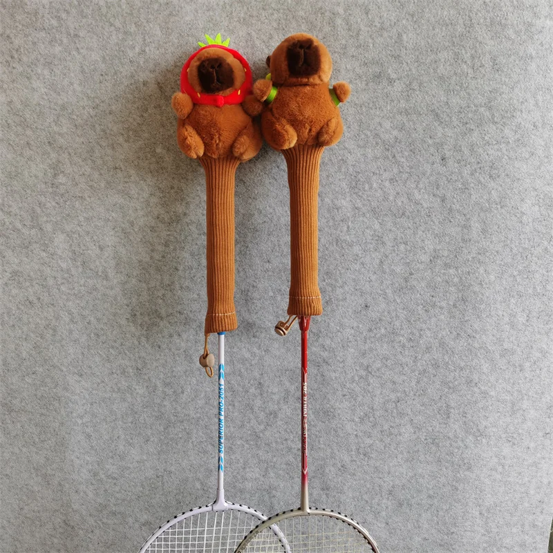 Marmot-Badminton-Racket-Handle-Cover-Plush-Doll-Grip-Protectors ...
