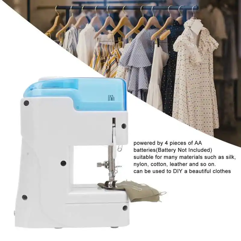 Mini-Sewing-Machine-Multifunction-Portable-ABS-Battery-Powered-Kids ...