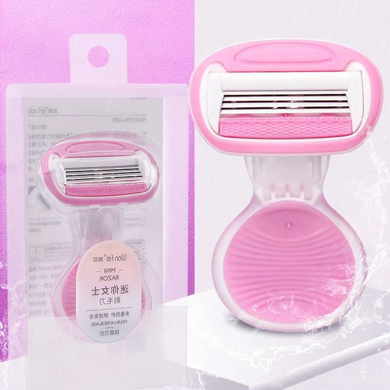 Armpit Leg Face Hair Woman Trimmer Shaver Manual Shaving Women's Razor ...