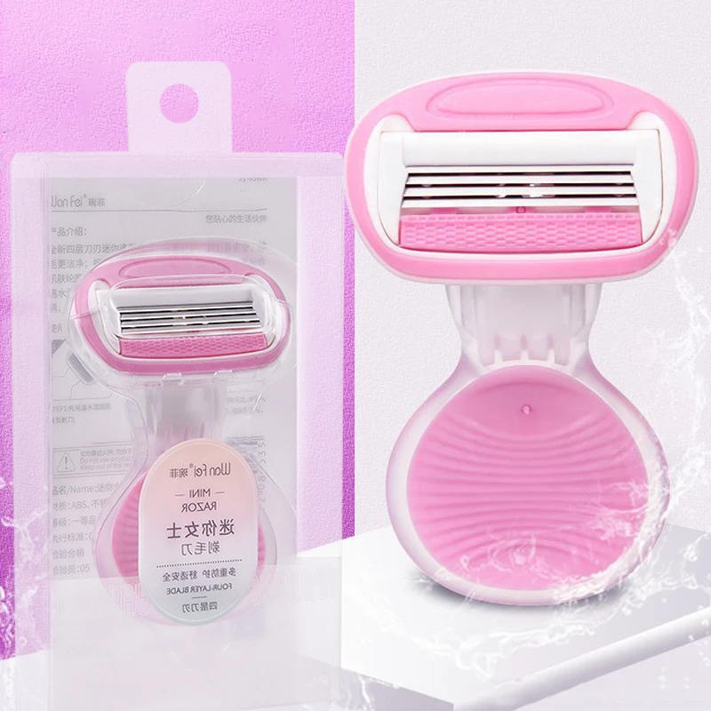 Armpit Leg Face Hair Woman Trimmer Shaver Manual Shaving Women's Razor ...