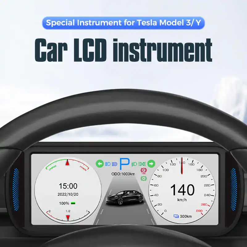 HUD-Head-Up-Display-For-Tesla-Model-3-Model-Y-Head-Up-LCD-Displayer ...