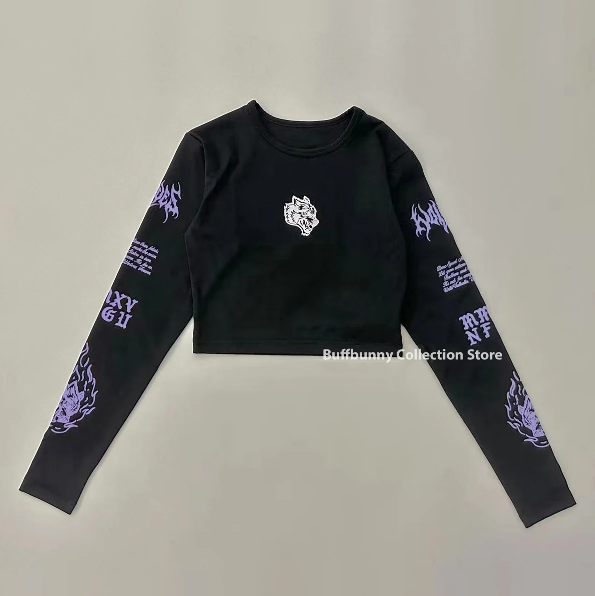 Darc-Wolves-Camisa-de-manga-larga-para-mujer-ropa-de-gimnasio-deportiva ...