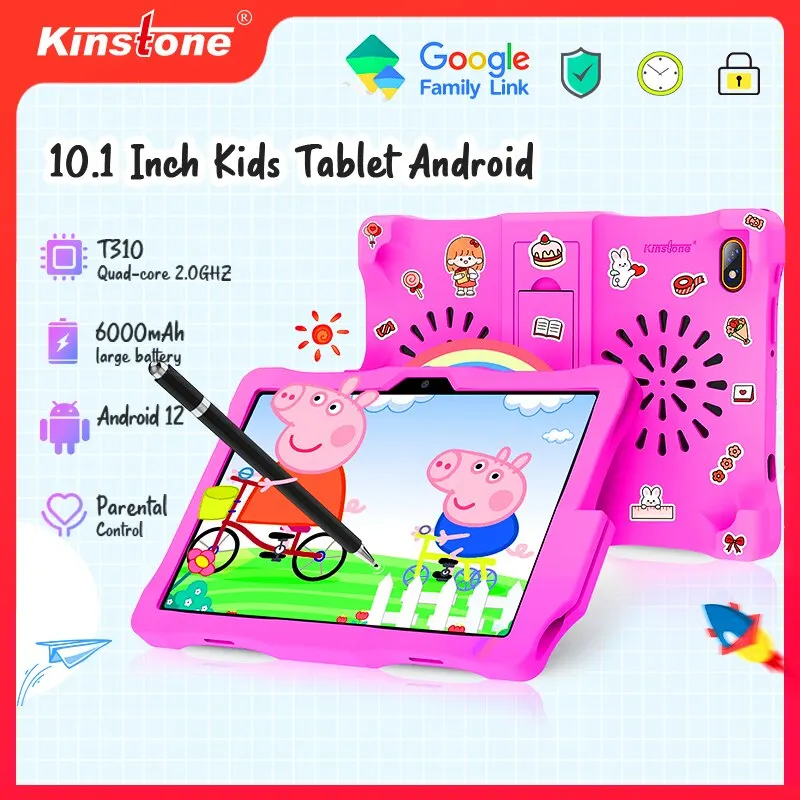Kinstone-Kids-Android12-Tablet-10-1-Inch-6000Mah-Education-PC-Safety ...