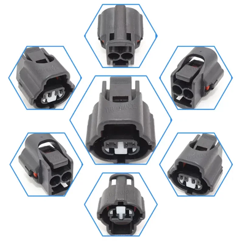 7283 7929 yazaki 090ii série 2 pinos conector fêmea para toyota 90980 ...