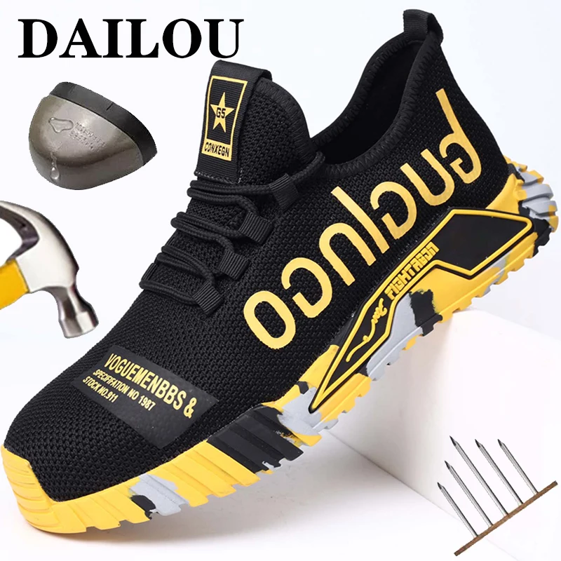 Safety-Shoes-Men-Women-Work-Shoes-Steel-Toe-Men-Puncture-Proof ...