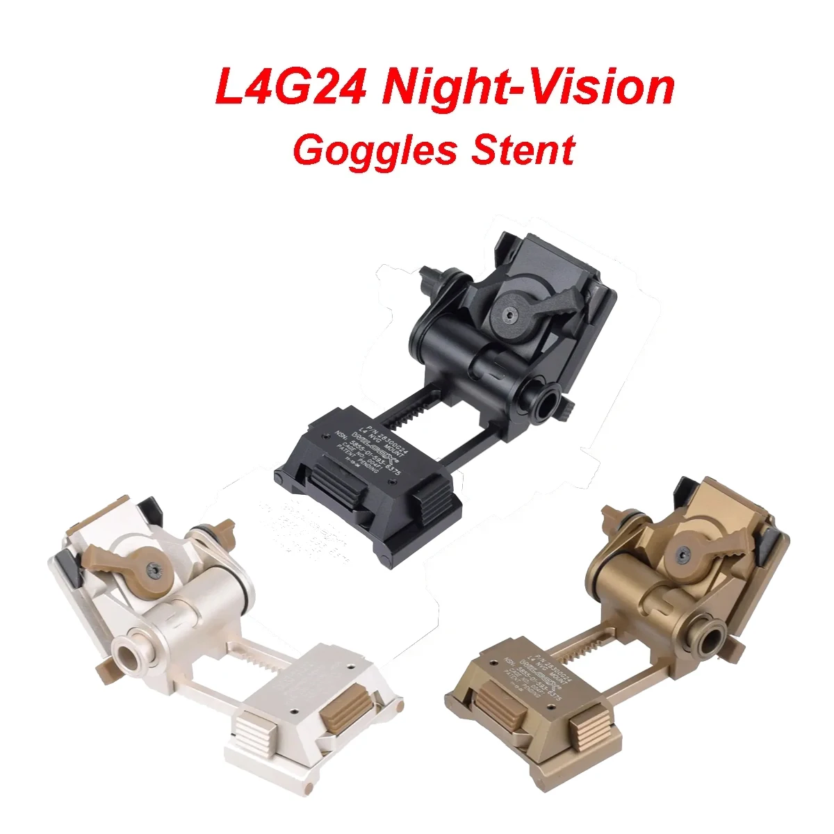 Tactical-Night-Vision-Goggles-L4G24-NVG-Mount-PVS-15-PVS-18-ARC-Helmet ...