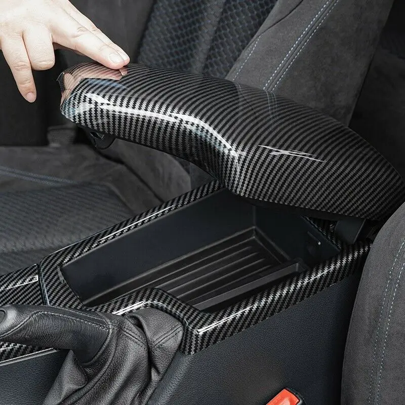 Carbon-Fiber-Material-Center-Console-Armrest-Cover-Suitable-For-BMW-F30 ...