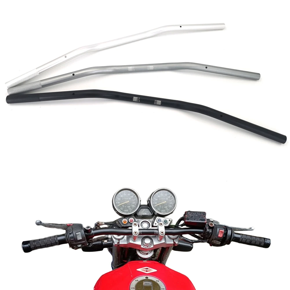 Universal 22mm Motorcycle Handlebar Motorbike Chopper Cruiser Bobber ...