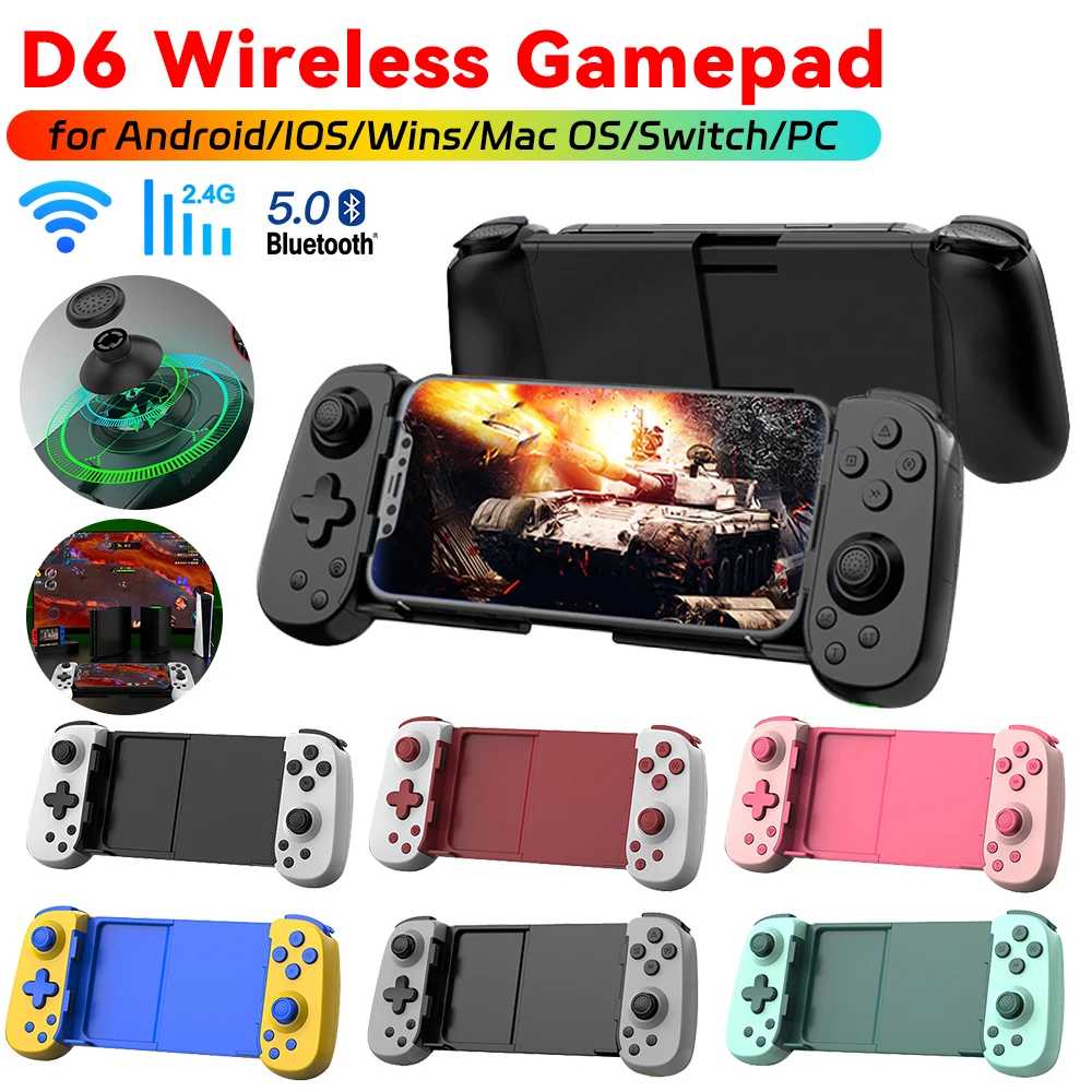 D6-Wireless-Bluetooth-Retractable-Wireless-Gamepad-Extendable-Game ...