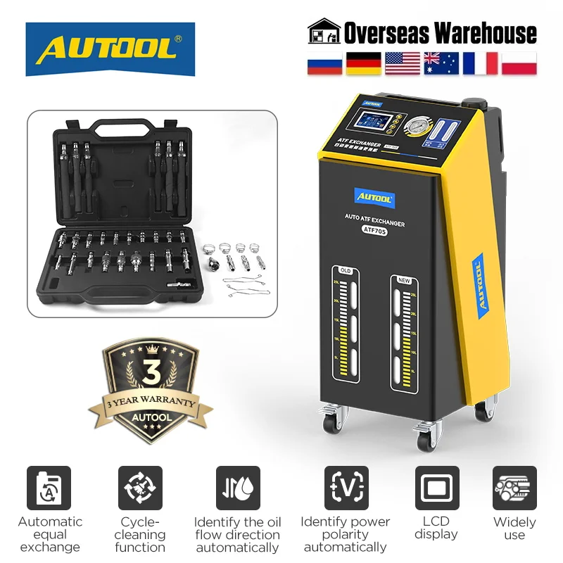 AUTOOL-ATF705-ATF-Exchanger-Automatic-Transmission-Oil-Change-Machine ...