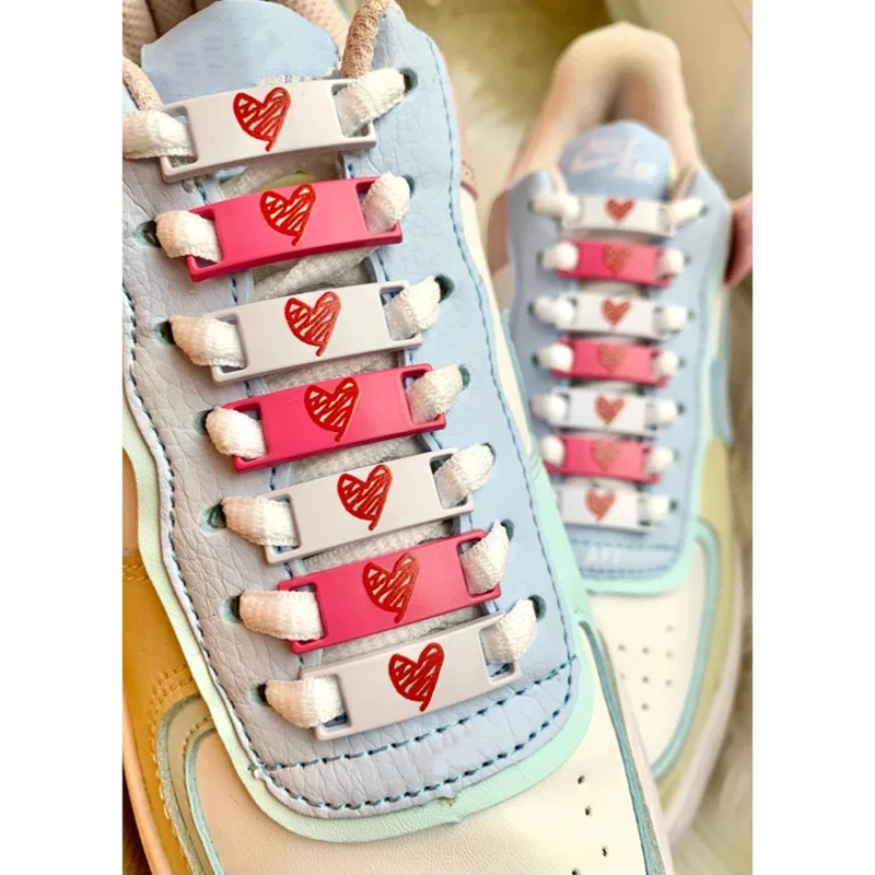 Luminous-Shoe-Lace-Metal-Buckle-AF1-Heart-Love-Decorations-Shoelaces ...