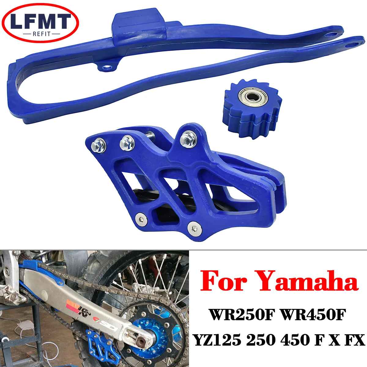 Chain-Slider-Swingarm-Guide-Lower-Roller-and-Chian-Guide-Guard-KitS-For ...