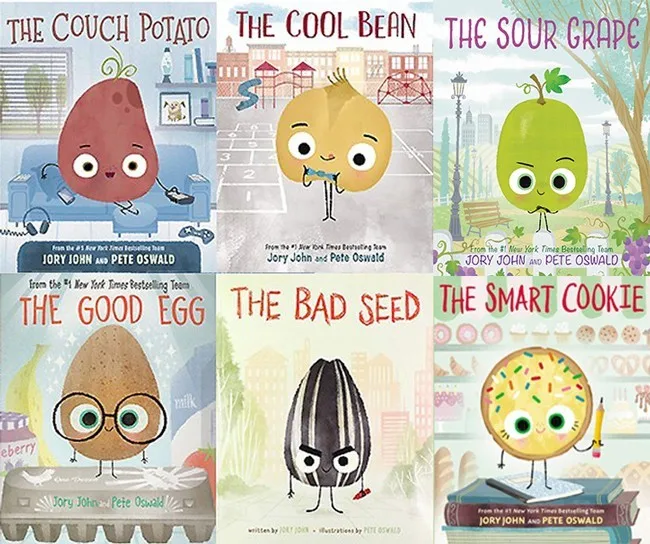 5pcs The Smart Cookie Bad Seed Good Egg Couch Potato Cool Bean English ...