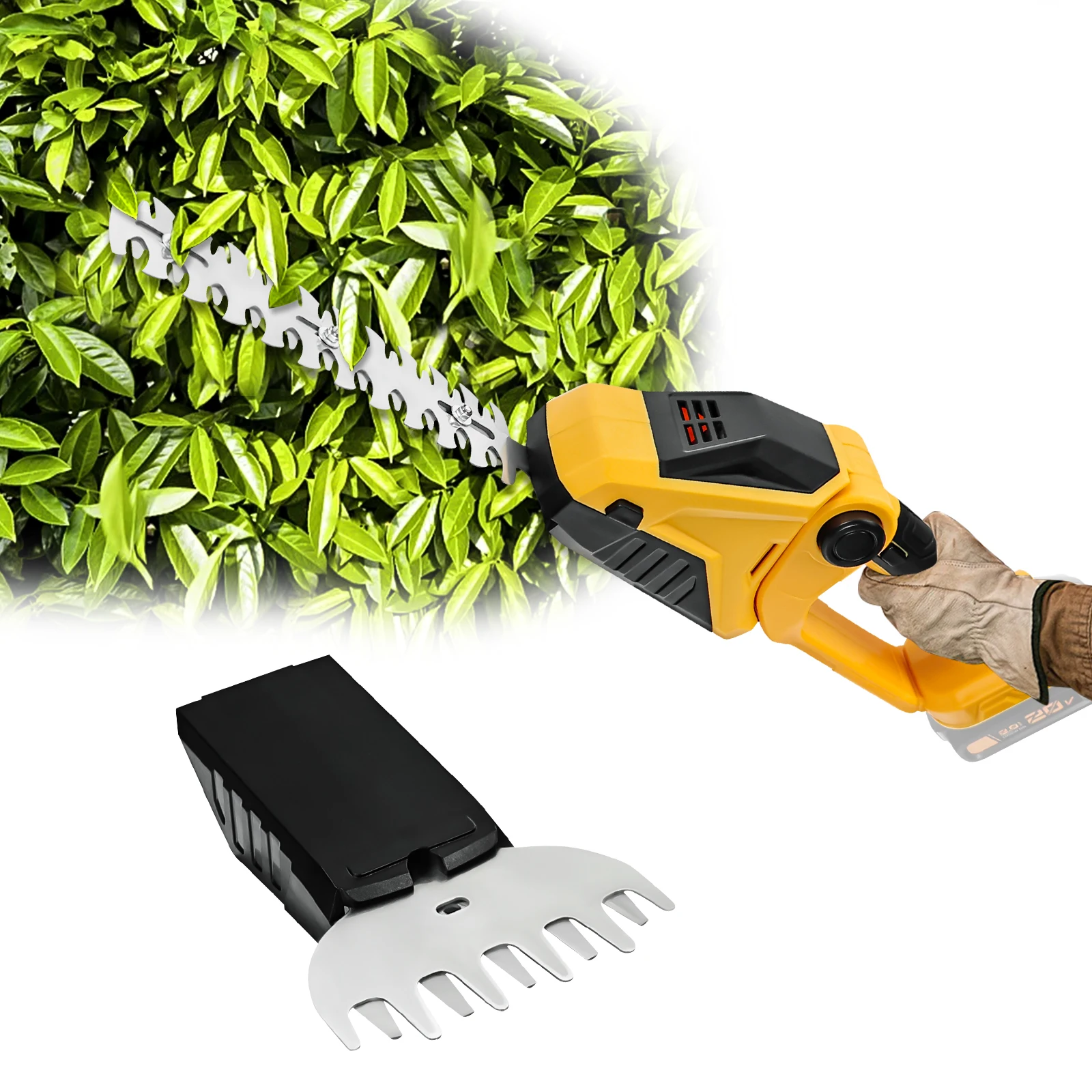 Cordless-Hedge-Trimmer-Electric-Shrub-Trimmer-Grass-Shears-Handheld ...