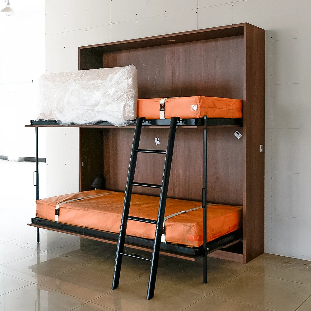 China Factory Space Saving Custom Smart Horizontal Hidden Folding Bunk ...
