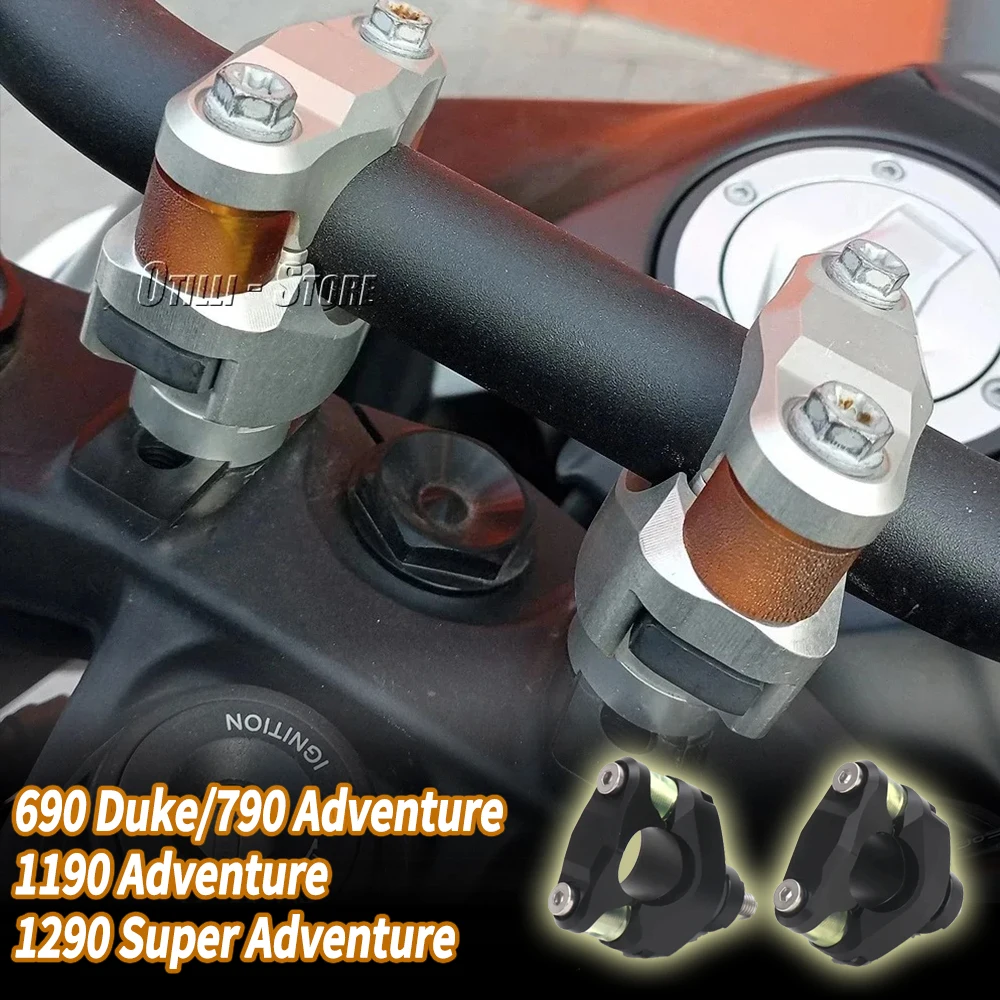 28mm Handlebar Risers Mounting Bar Adjustable Progressive Handlebar ...