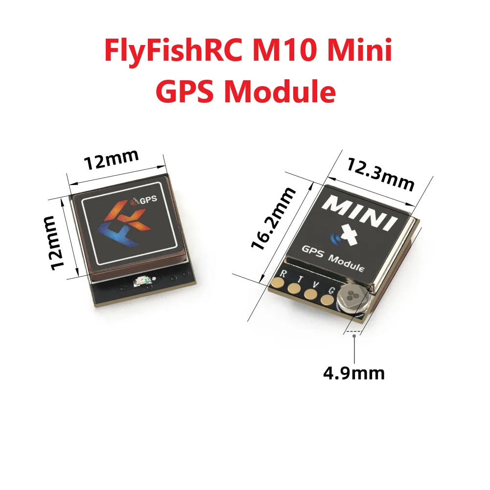 FlyFishRC M10 Mini GPS Module 10th Generation Built-in Ceramic Antenna ...