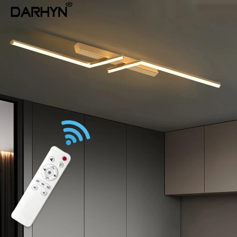Modern-LED-Line-Ceiling-Lamp-Long-Strip-60-80-100-120CM-For-Living-Room ...
