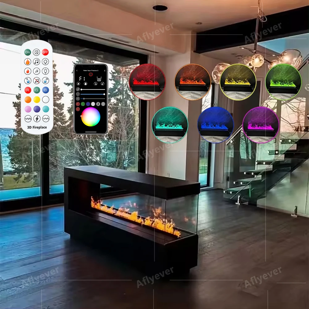 Atomized-fireplace-simulated-fire-home-3D-decorative-cabinet-living ...