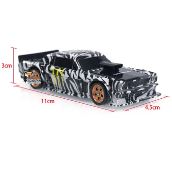 Gifts Outdoor Toys 1/43 RC Mini Race Cars 2.4g Radio Control Drift Car ...