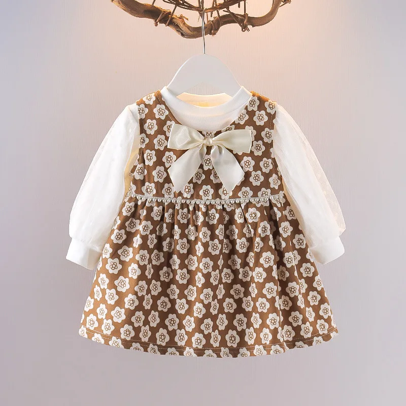 Girls-Dress-Spring-and-Autumn-New-Girl-Two-piece-Dress-Girl-Baby-Suit ...