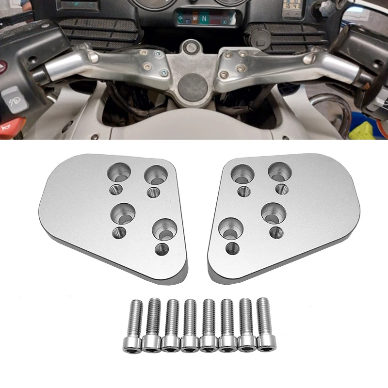 Motorcycle-Silver-Handlebar-Riser-For-BMW-R1100R-R1100RT-R1150R-R1150RT ...