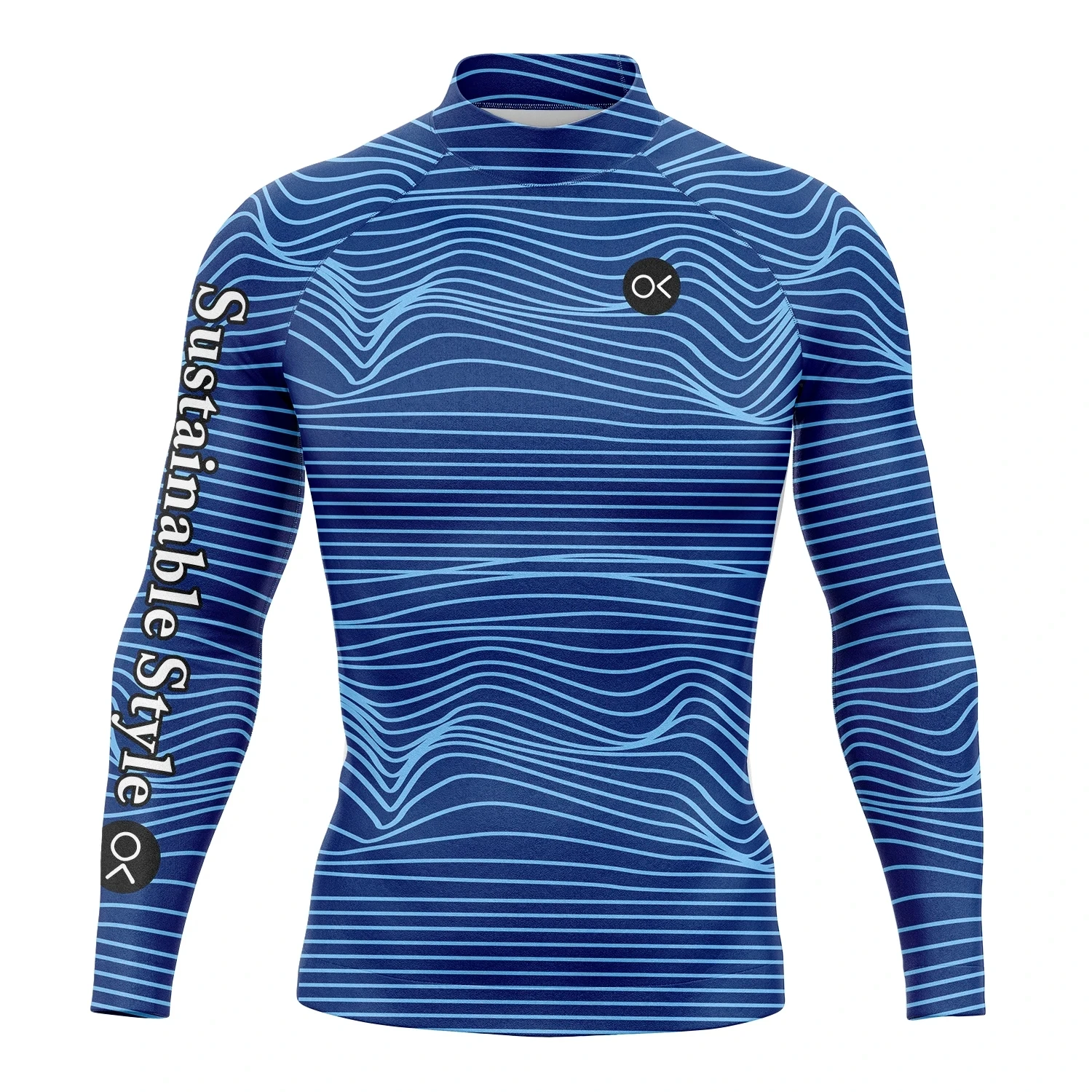 Summer Rash Guards Men's Long Sleeve Surfing Shirts Swimwear T Shirt ...