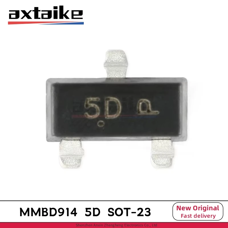 100PCS MMBD914 5D MMBD914LT1G MMBD914LT3G SOT-23 SMD 100V 200mA 4ns ...