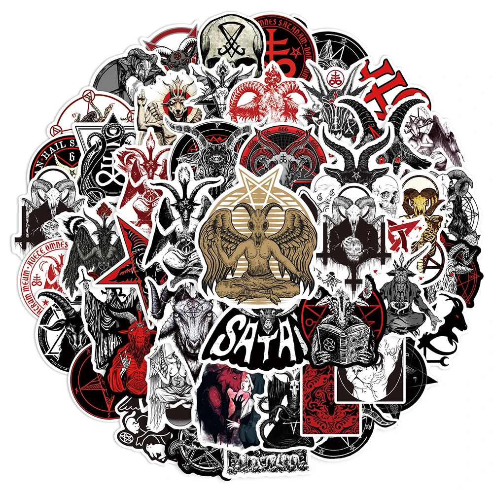 10-30-50pcs-Cool-Gothic-Demon-Satan-Lucifer-Stickers-for-Laptop ...