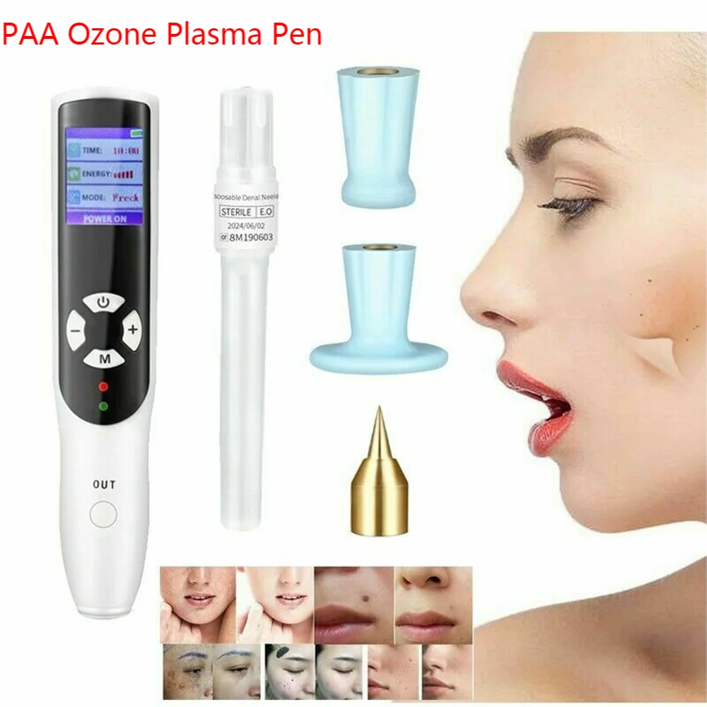 PAA-pluma de Plasma de ozono para eliminación de pecas, pluma de fibroblastos para eliminar ...