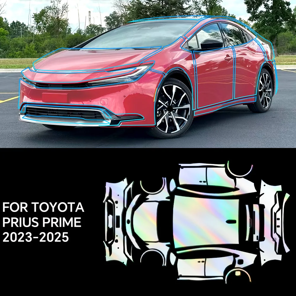 Custom Precut For Toyota Prius Prime 2023 Full Vehicle Clear Bra PPF ...