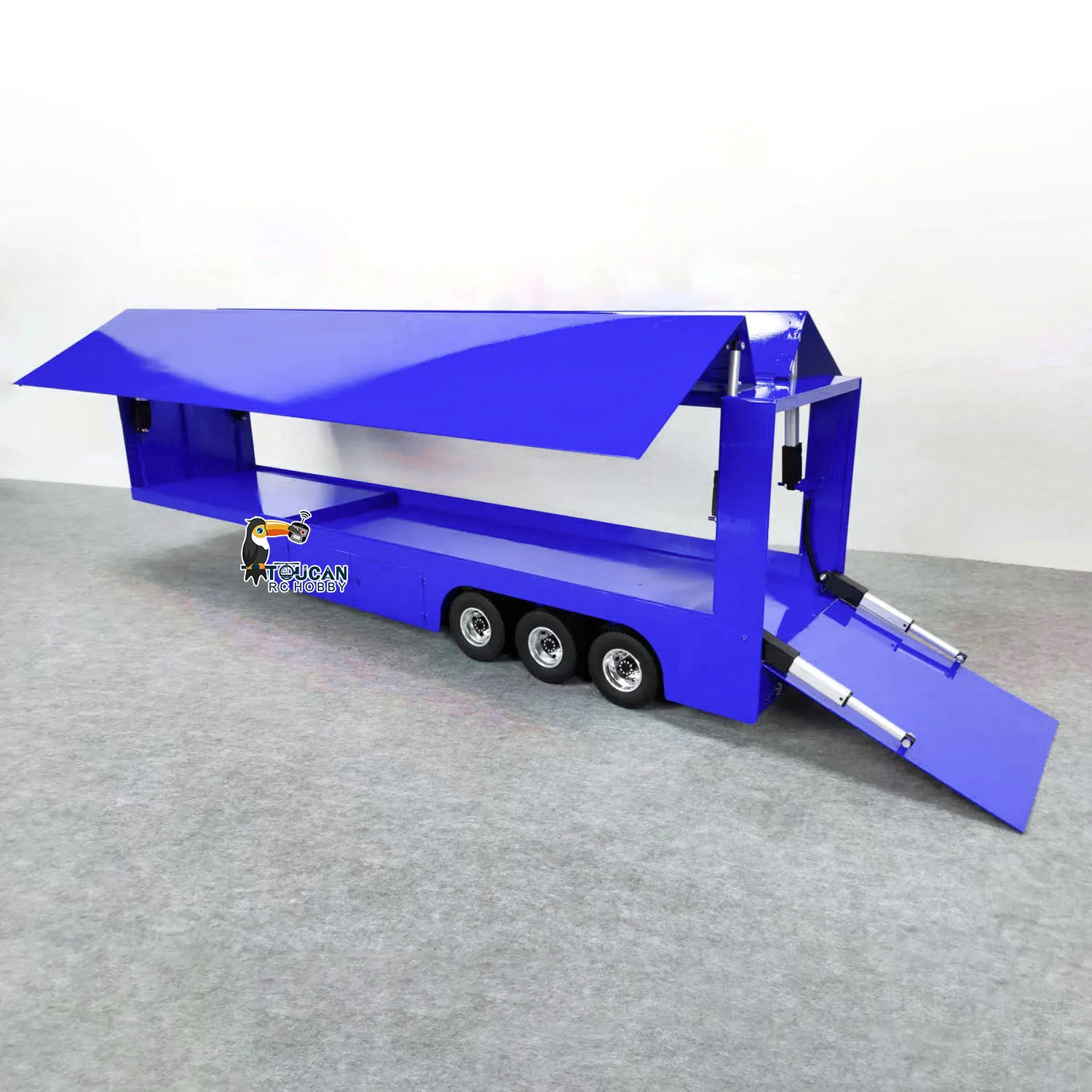 New 1/14 RC Metal Mobile Stage Vehicles Roadshow Trailers Trucks Remote ...