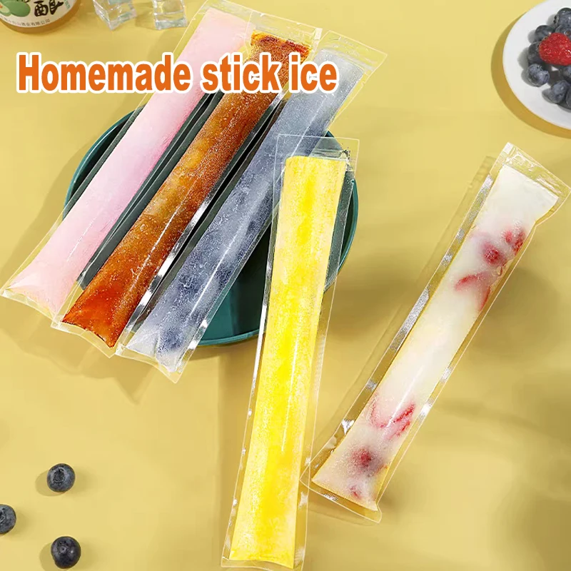 Disposable-Ice-Popsicle-Mold-Bags-Bpa-Free-Freezer-Tubes-With-Zip-Seals ...