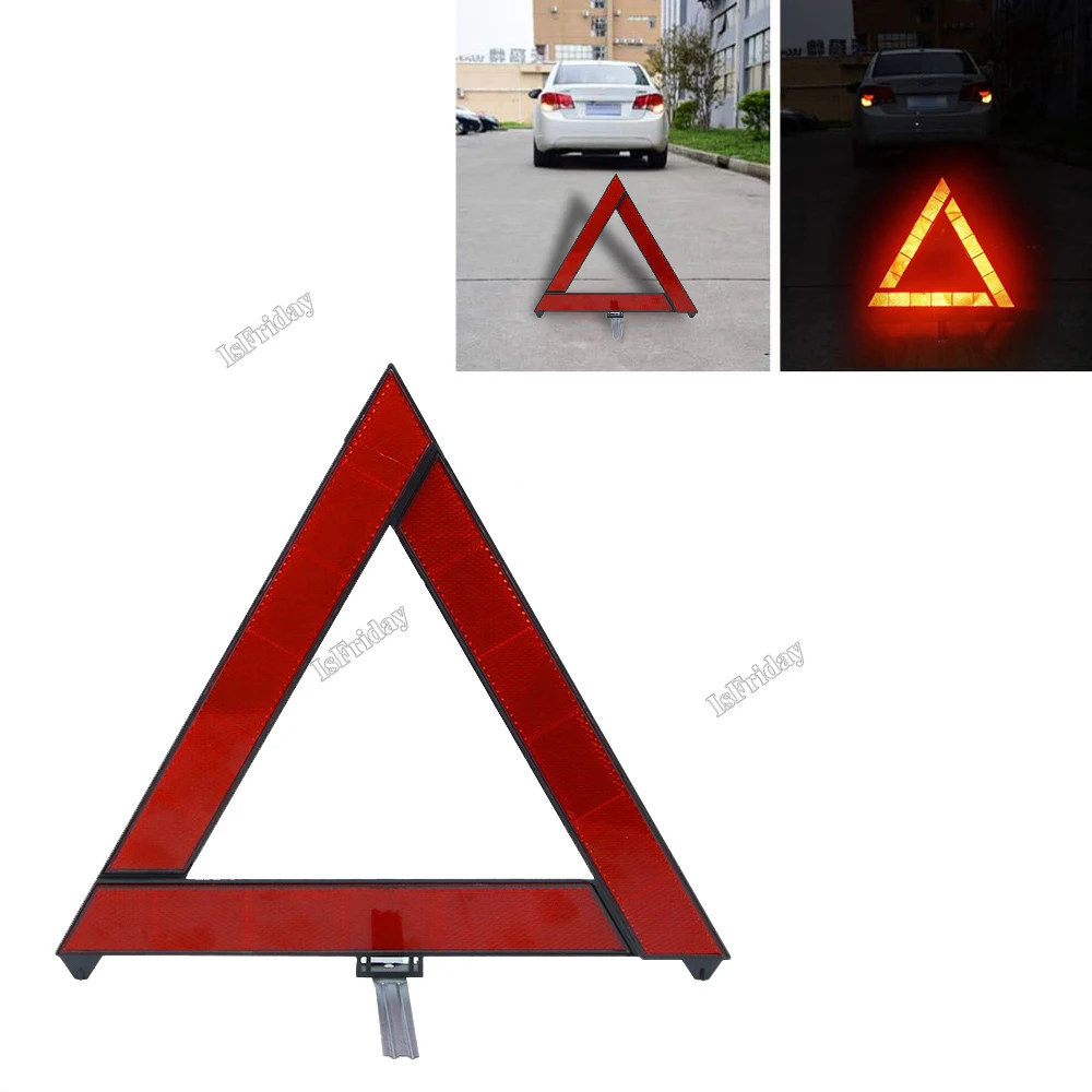 Car-Emergency-Breakdown-Warning-Triangle-Red-Reflective-Safety-Hazard ...