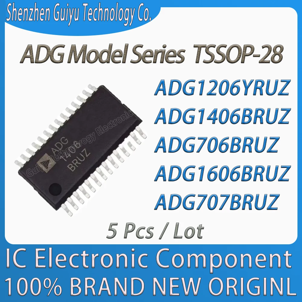 5Pcs-Lot-ADG1206YRUZ-ADG1406BRUZ-ADG706BRUZ-ADG1606BRUZ-ADG707BRUZ ...