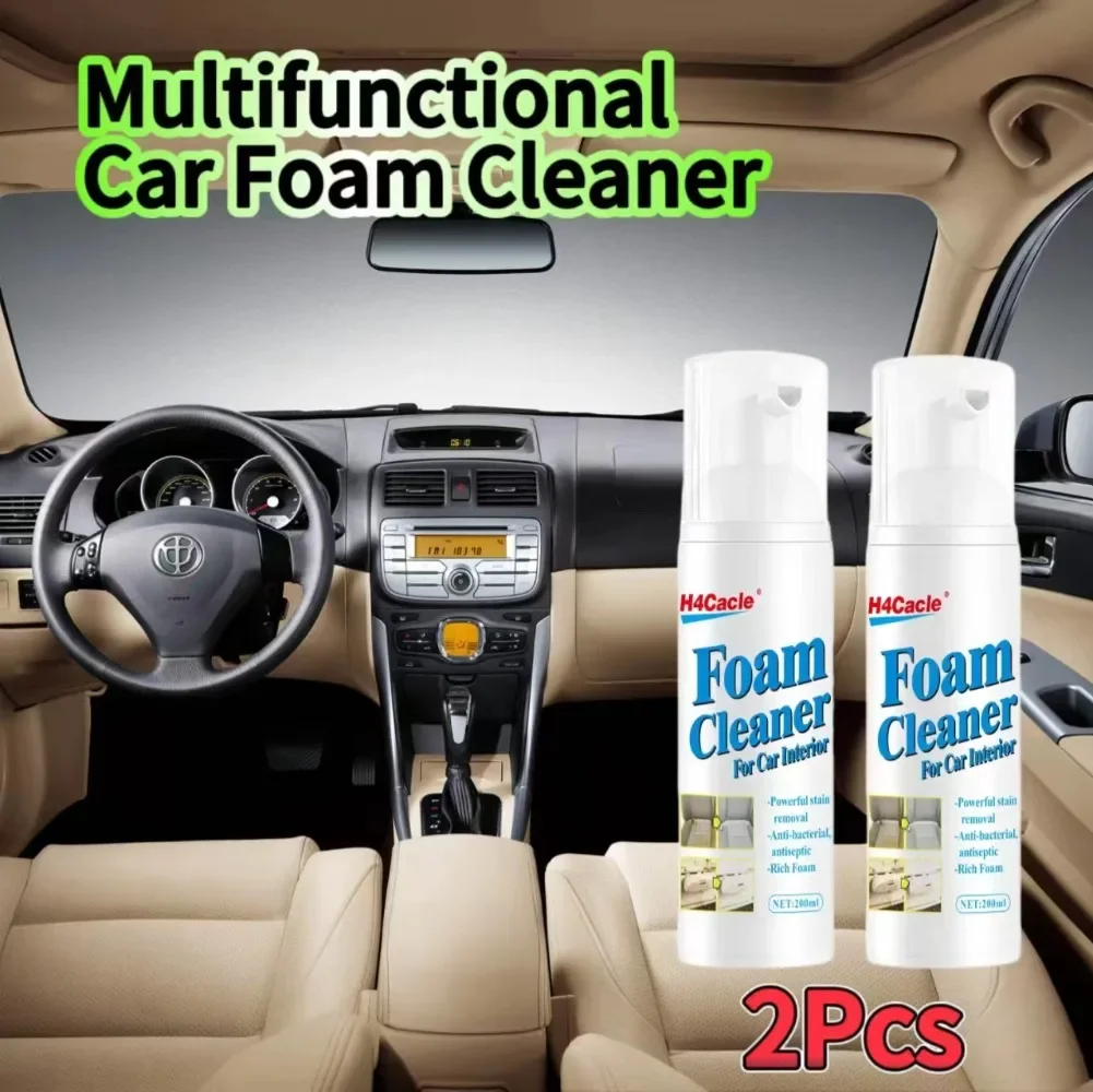 2Pcs-Interior-Multifunctional-Car-Foam-Cleaner-H4Cacle-Maintenance-for ...