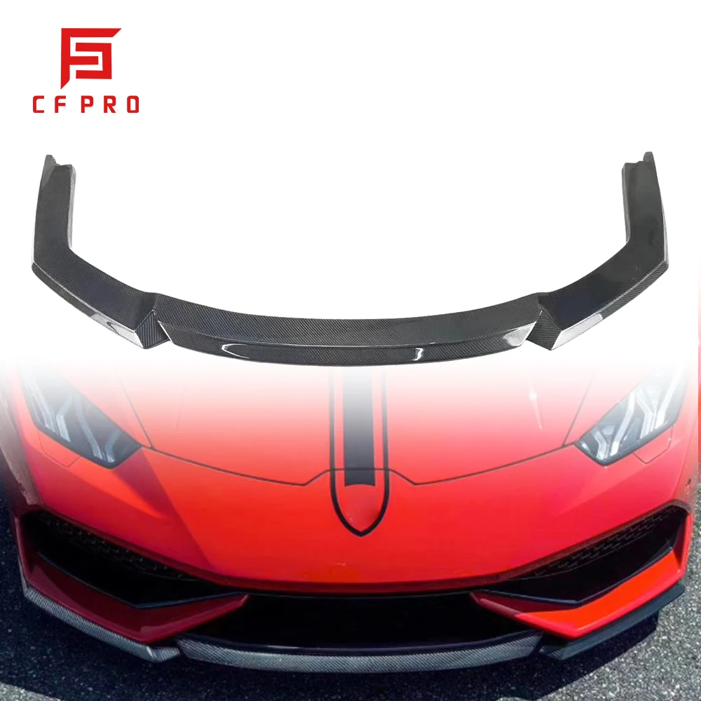 V-Style-Carbon-Fiber-Front-Car-Bumper-Lip-For-Lamborghini-Huracan-LP610 ...