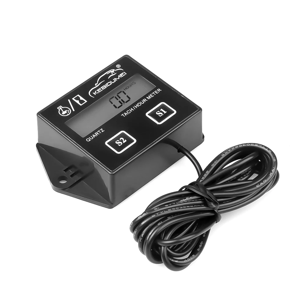 Digital-Engine-Tach-Hour-Meter-Tachometer-Gauge-Engine-RPM-LCD-Display ...