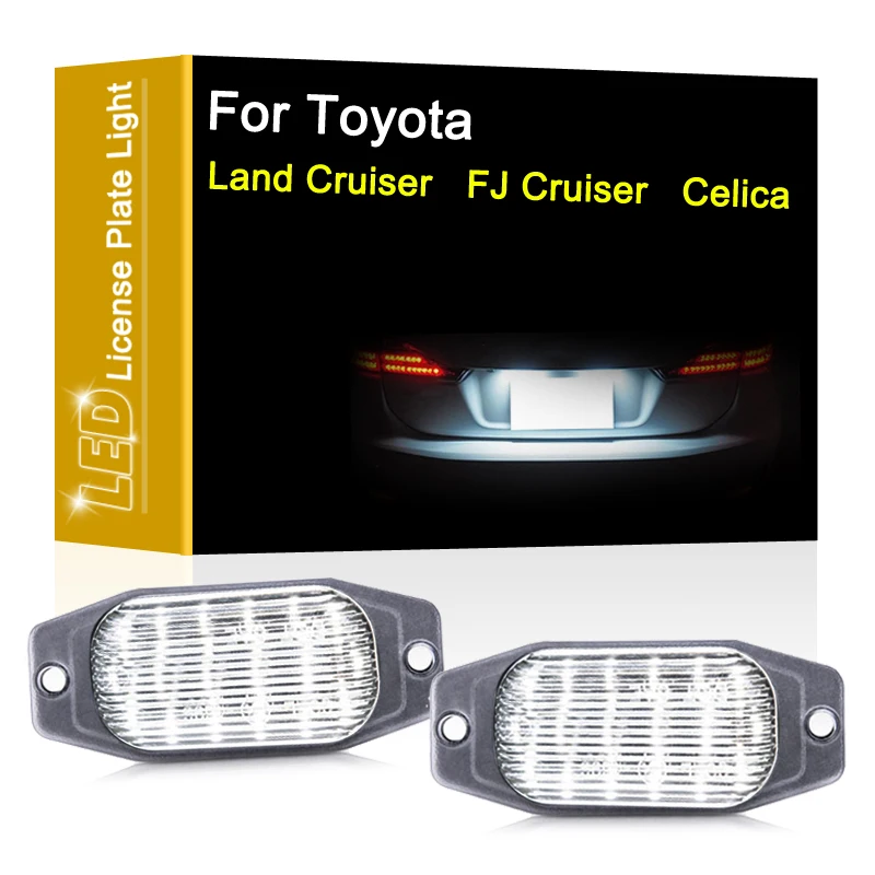 12V-LED-Number-Plate-Lamp-For-Land-Cruiser-FJ80-91-97-FJ-Cruiser-07-14 ...