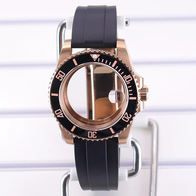 40mm 20bar 120clicks Bezel Sapphire Glass For fits Seiko NH35 NH36 NH34 ...