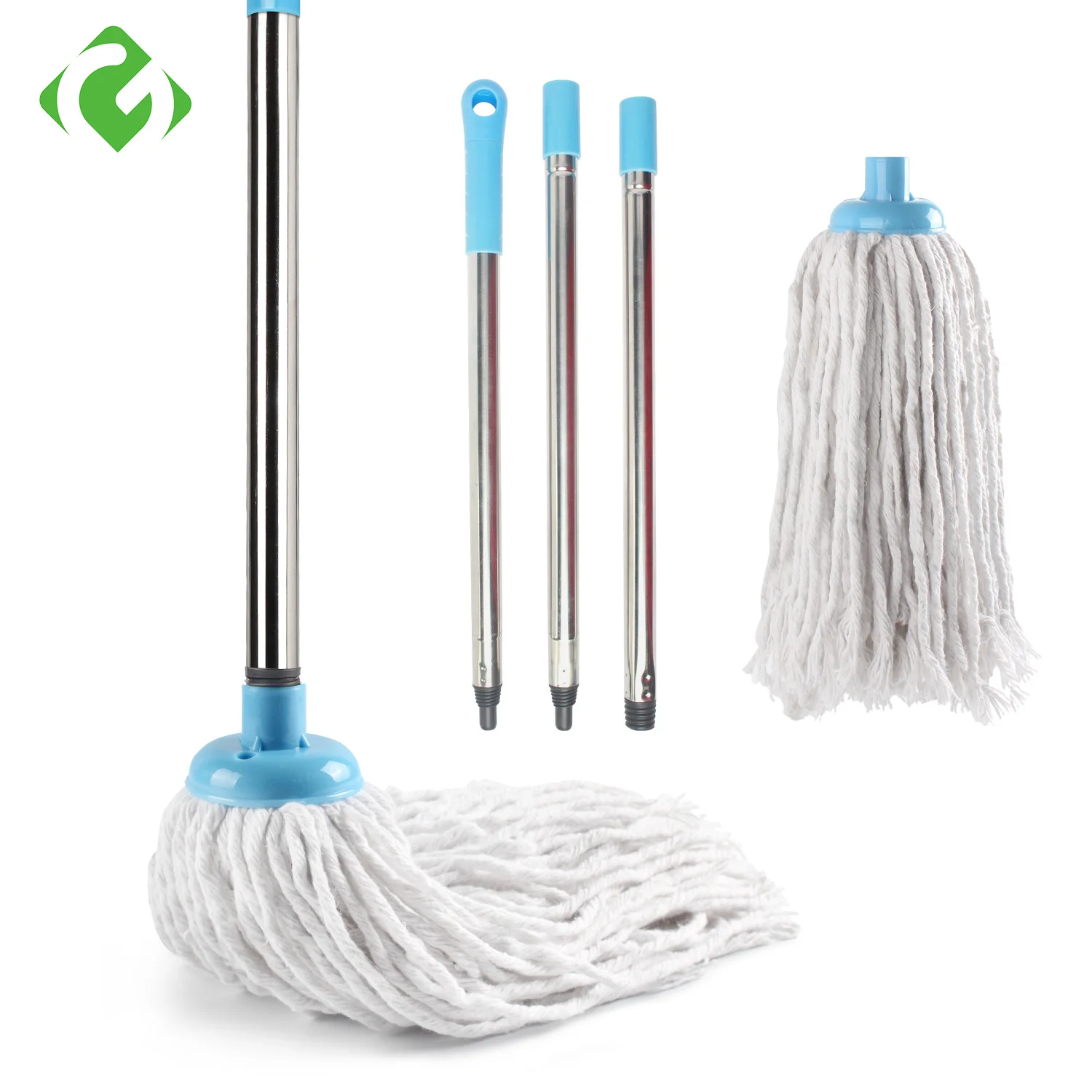 Guanyao Cotton Thread Mops Stainless Steel Handle Manually Dehydration ...