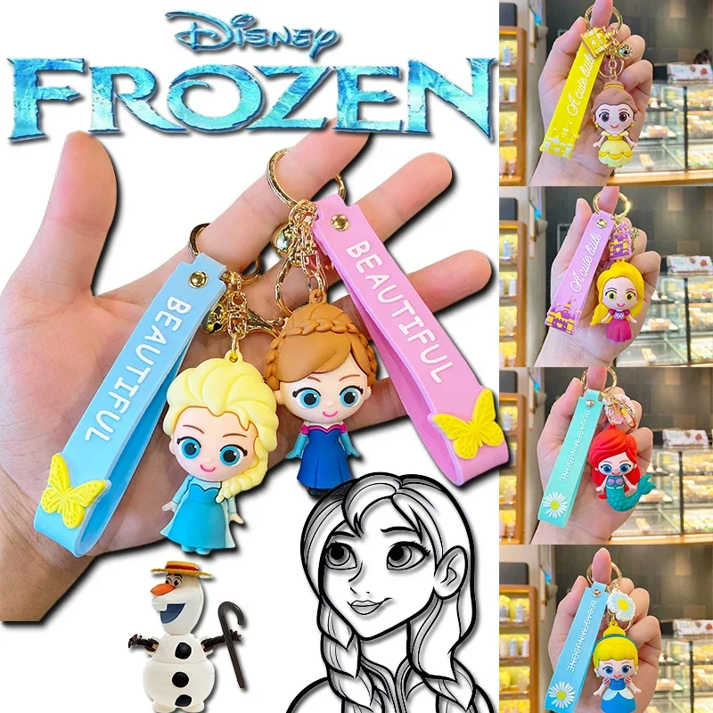 Disney-Frozen-Princess-Elsa-Key-Chain-Fashion-Trend-Silicone-Charm-Key ...