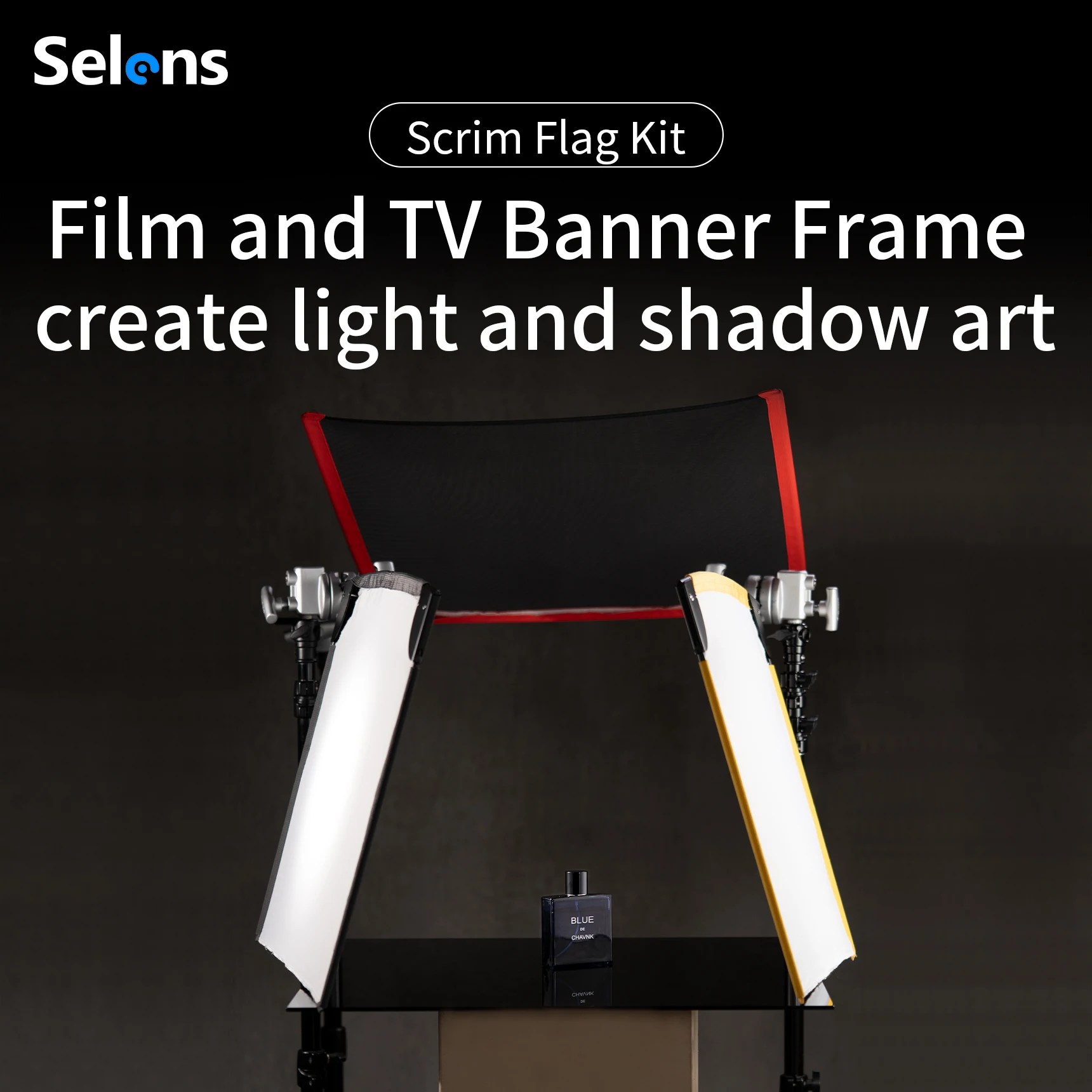 Selens New Video Studio Stainless Steel Flag Panel Reflector Diffuser ...